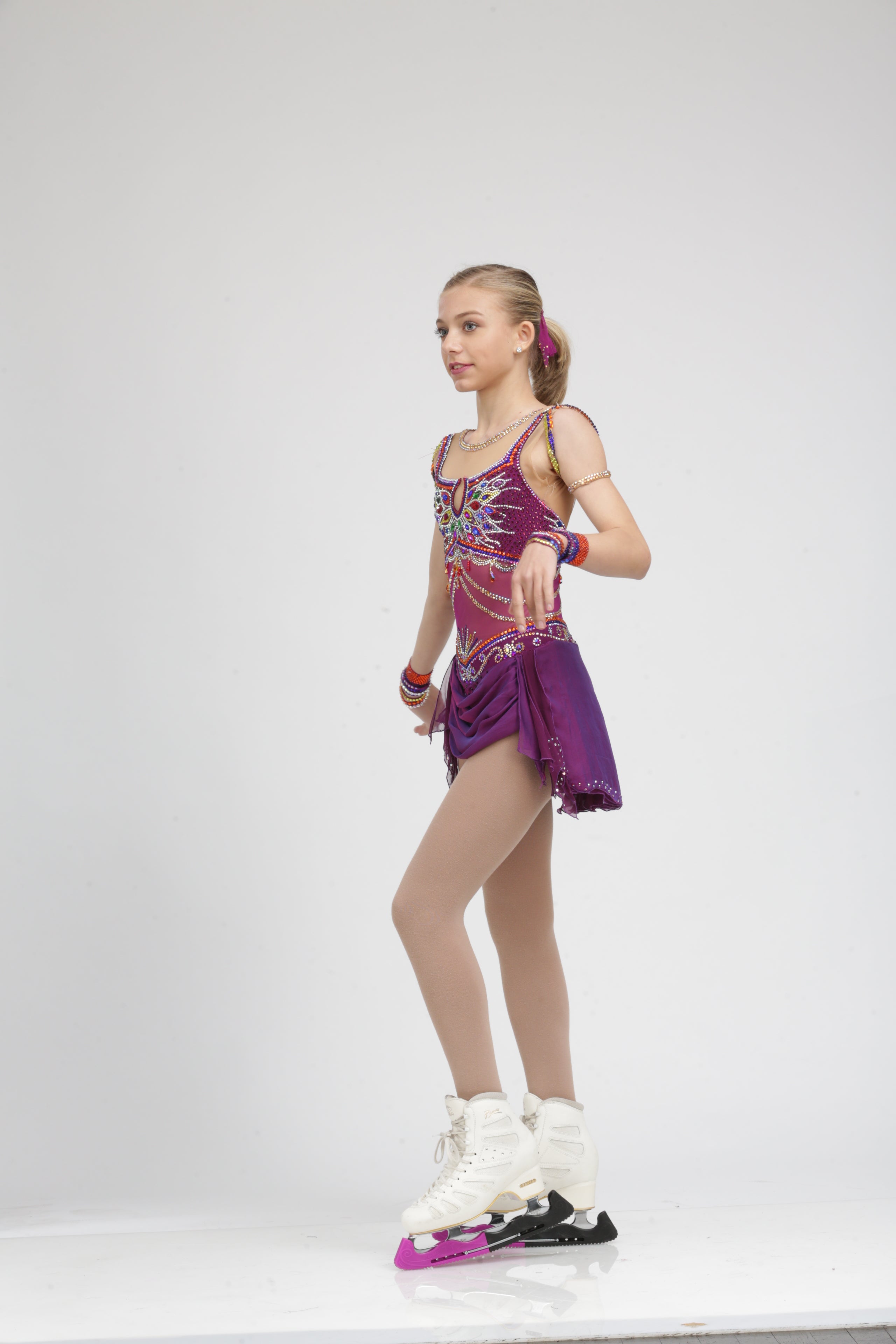 Middle Eastern Princess inspired ice skating dress by Tania bass ...