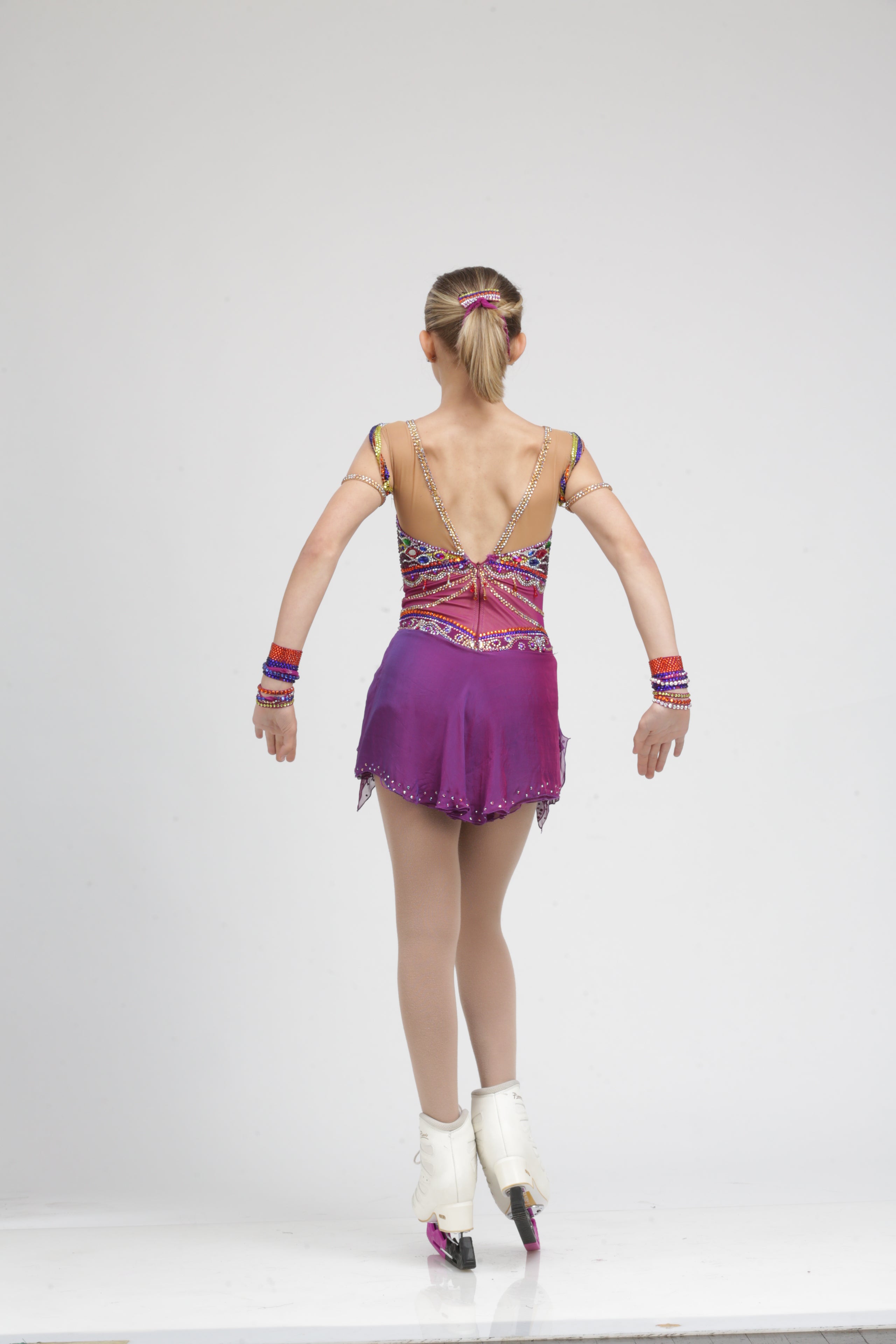 Middle Eastern Princess inspired ice skating dress by Tania bass ...